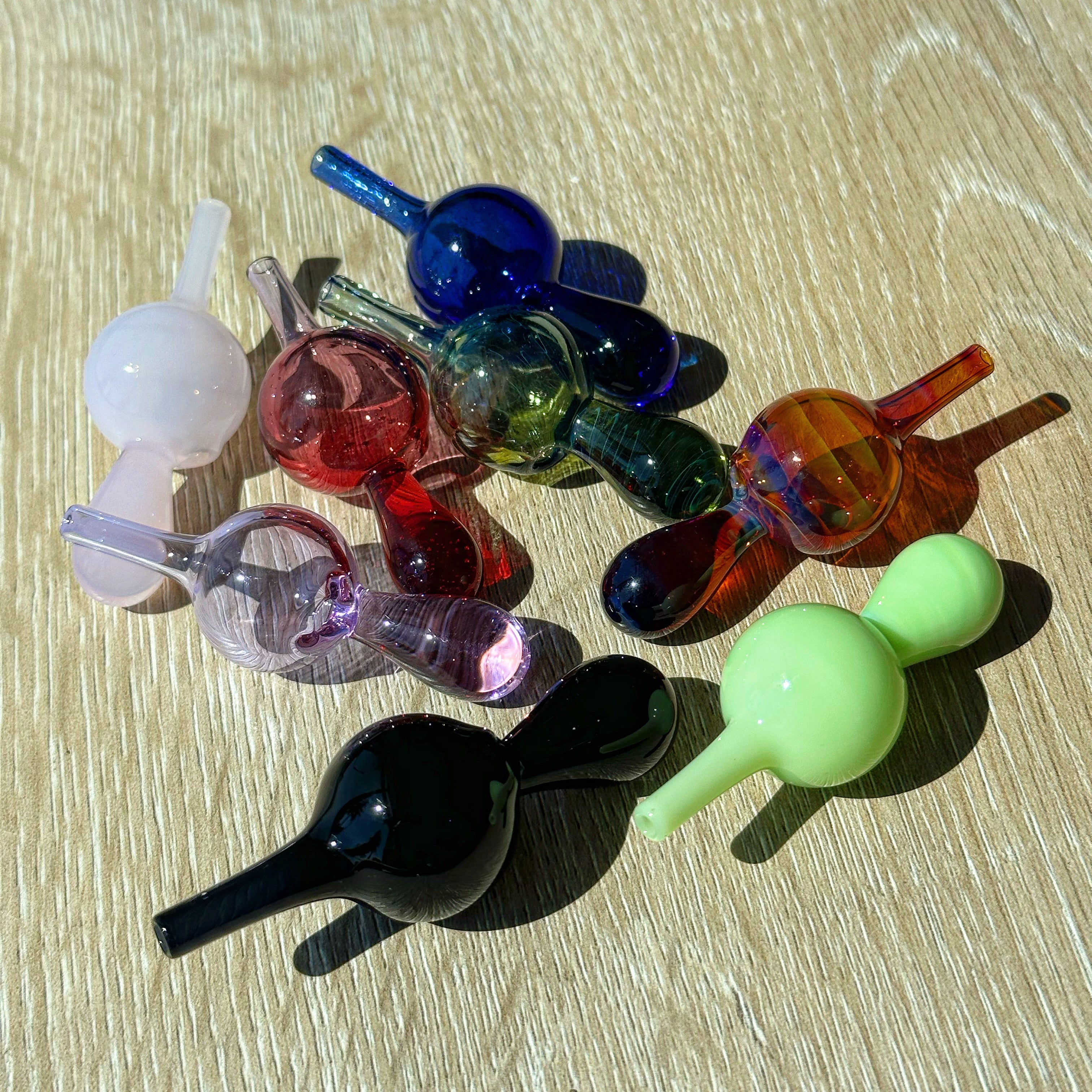 DiG Glass Colour Bubble Caps – Truquartz