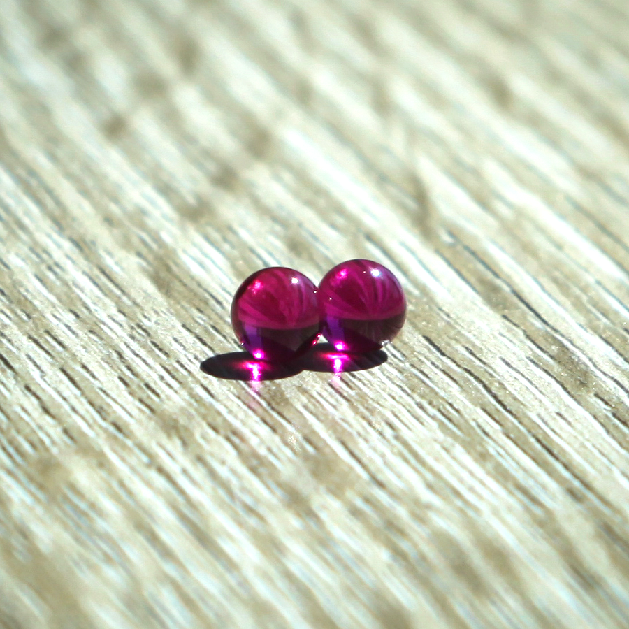 5mm Ruby Pearl Pair – Truquartz
